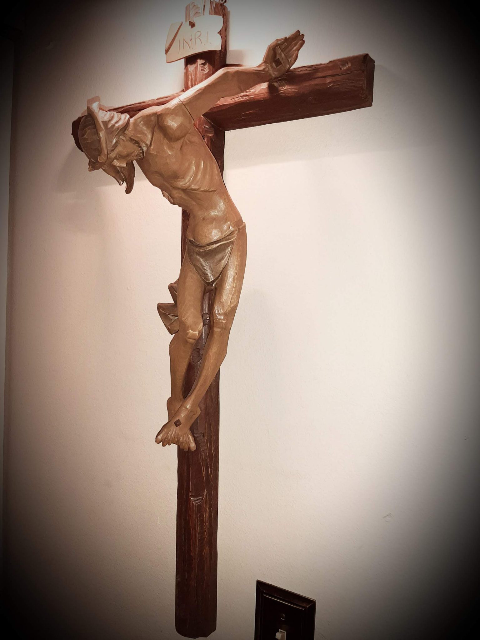 Handcarved Crucifix Gift of the Kostecki Family to the Tuchalski Family ...